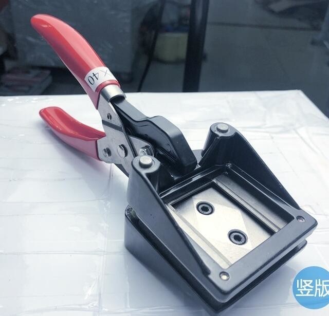 Aluminium Alloy Hand Photo Cutter 32x40mm , License Passport Picture Cutter